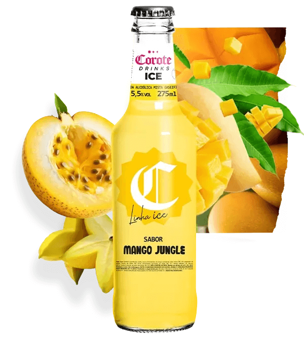 Ice Corote Mango Jungle Pack Com 6 Unid 275ml Bebidas Famosas